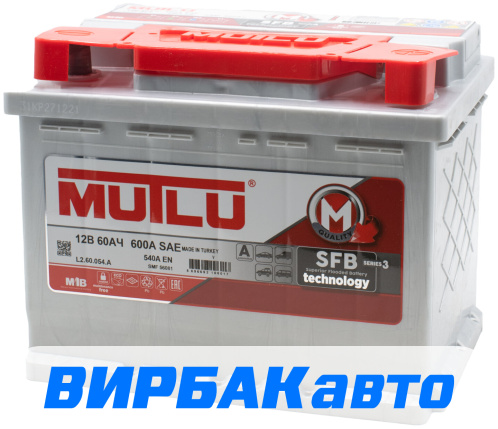 Купить Аккумулятор MUTLU SFB M3 60 Ач 540 А обратная полярность, 2023 г ...